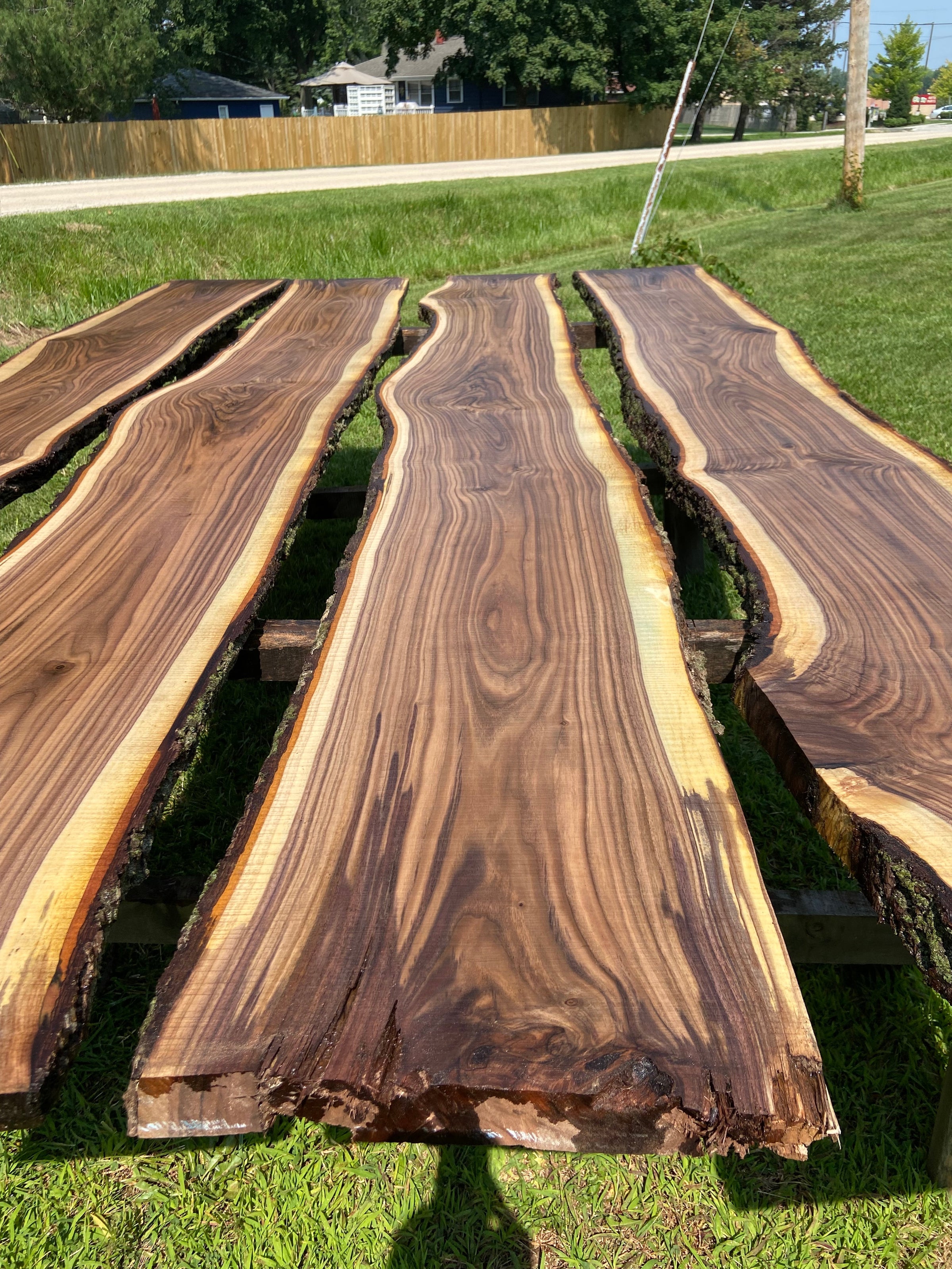 live edge black walnut wood | Urban Sawmilling LLC (815) 931-9875 ...